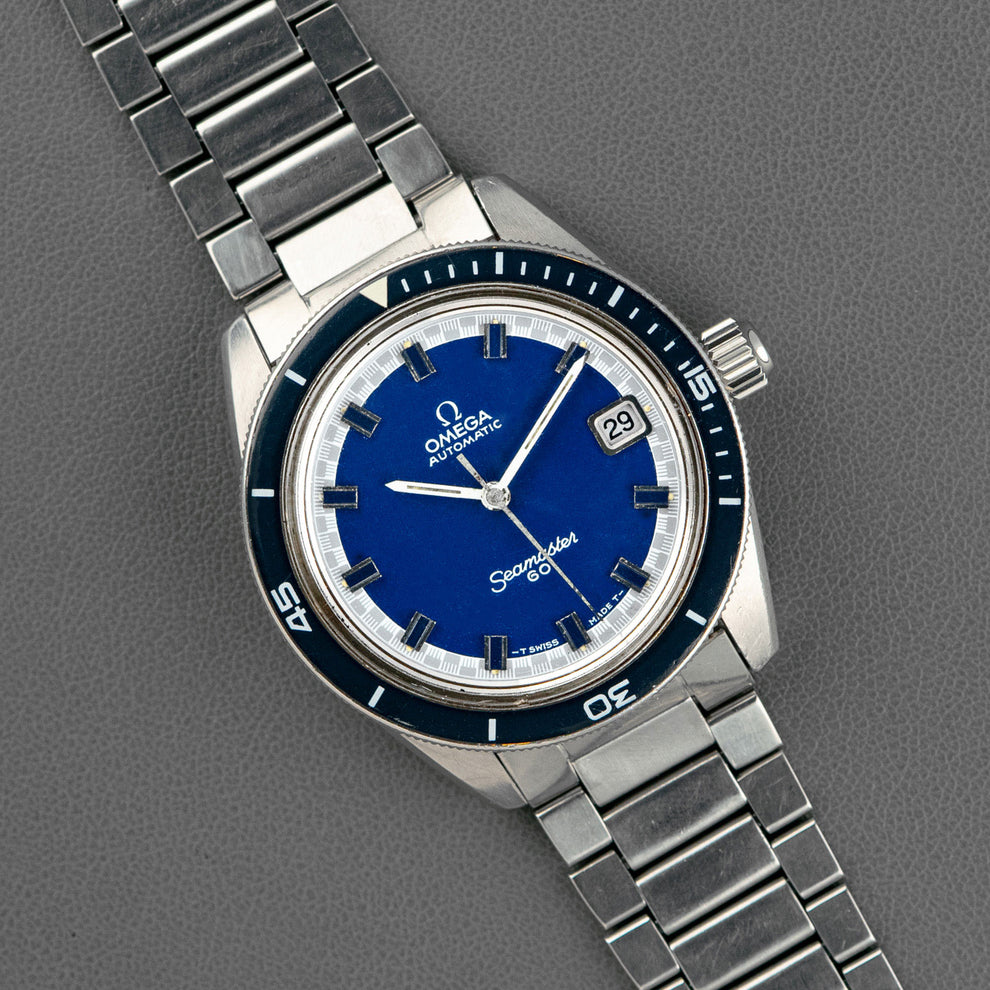 Omega Seamaster 60 Automatic Date Blue Dial 37mm – LOFT