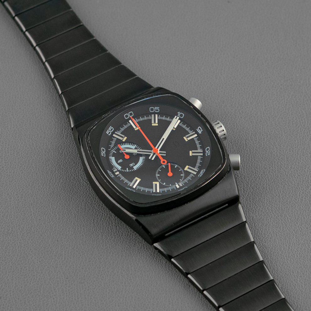 Brew Black Quartz Chronograph Black Dial 38mm – LOFT