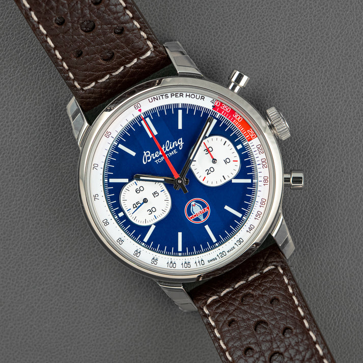 Breitling Top Time B01 Shelby Cobra Chronograph Blue Dial 41mm – LOFT