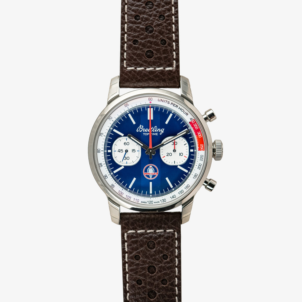 Breitling Top Time B01 Shelby Cobra Chronograph Blue Dial 41mm – LOFT