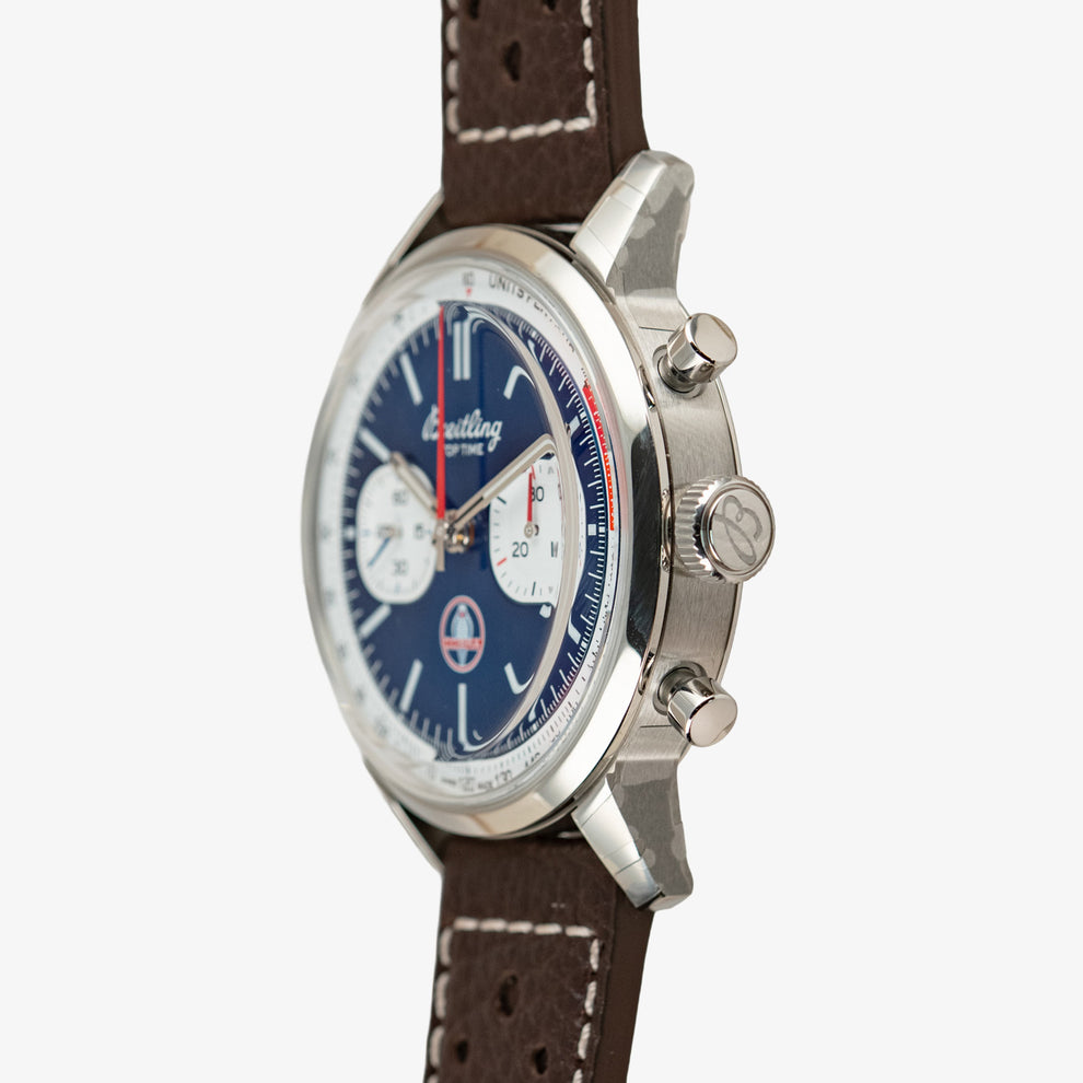 Breitling Top Time B01 Shelby Cobra Chronograph Blue Dial 41mm – LOFT
